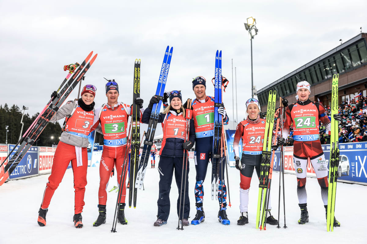 Christiansen’s Brilliant Shooting Secures Single Mixed Relay Win