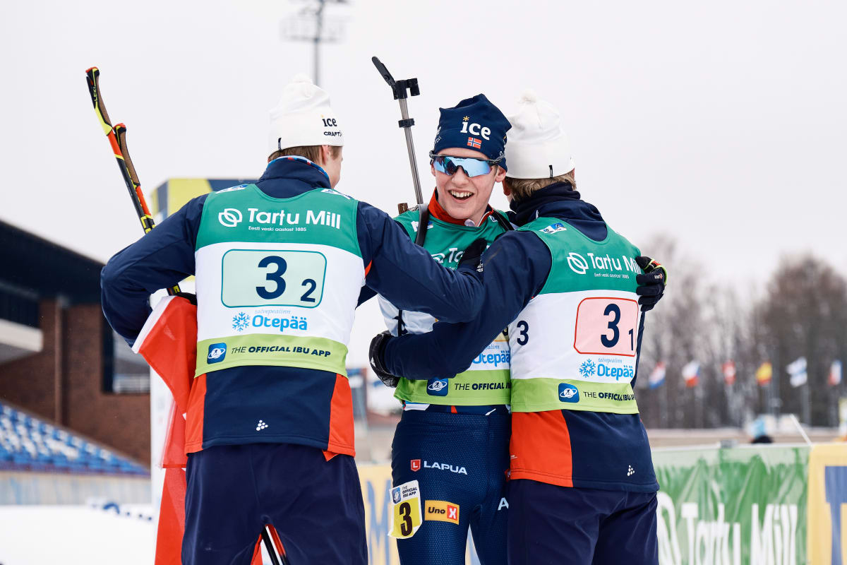 Norway wins the youth relays at the World Championships in Otepaa