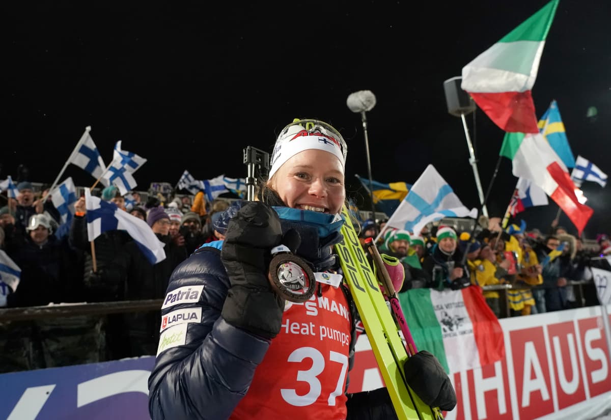 Suvi Minkkinen wins Athlete of the Week in Kontiolahti