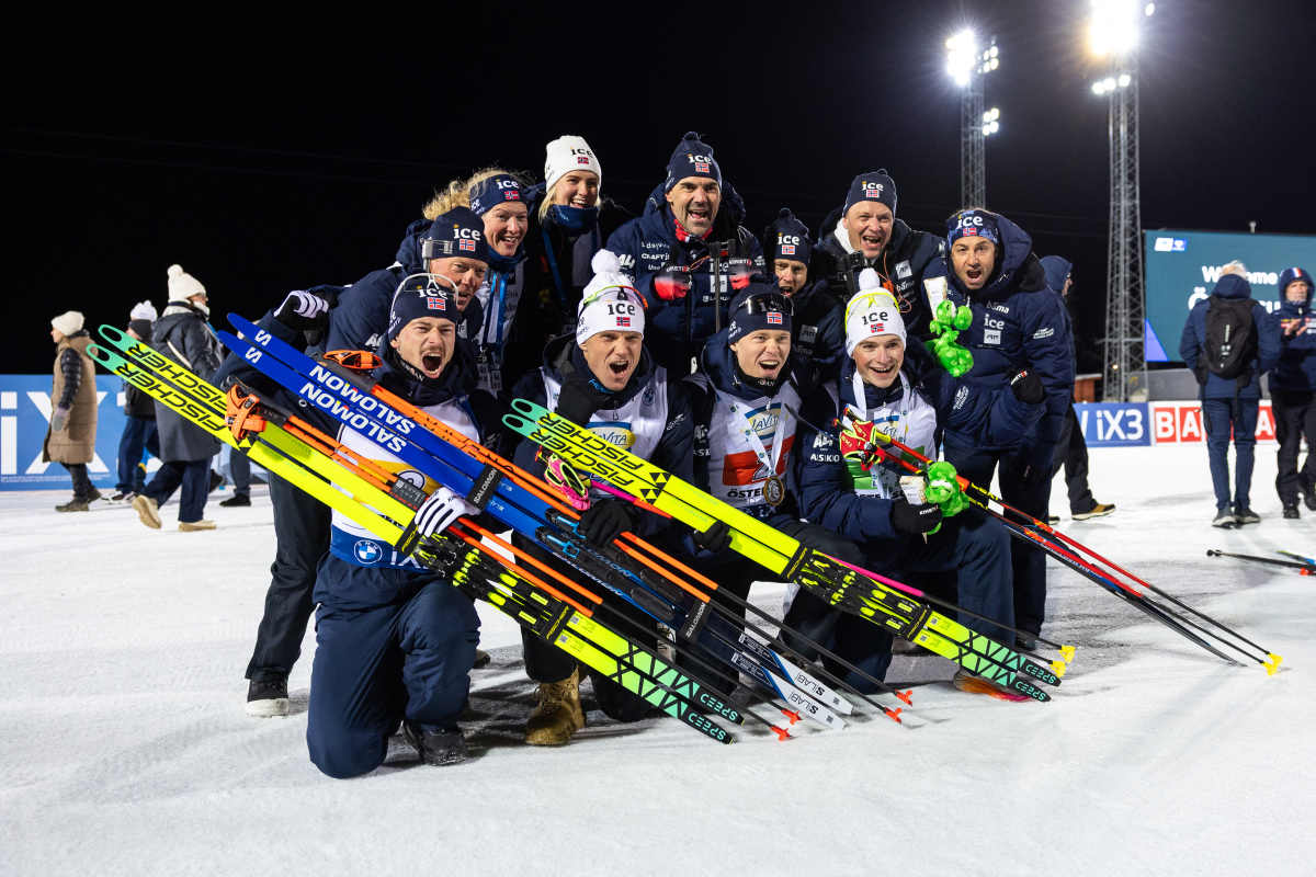 Christiansen Anchors Norwegian Men’s Relay Rout